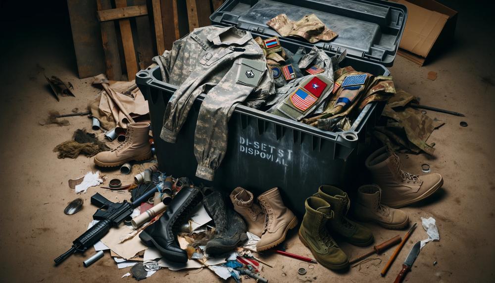 How To Dispose Of Military Uniforms Safely? - Dispose Cleverly